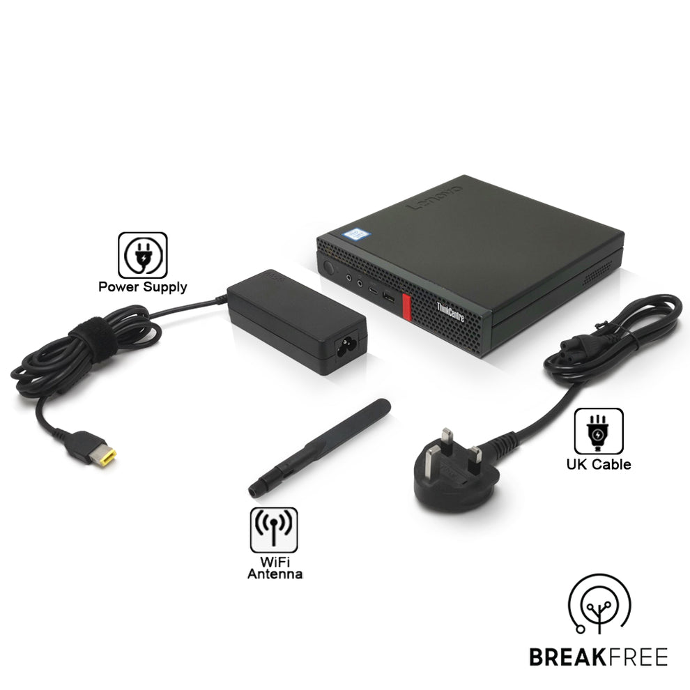 Lenovo ThinkCentre M630e Tiny PC i5 8265U 3.9GHz 16GB RAM 256GB SSD ...