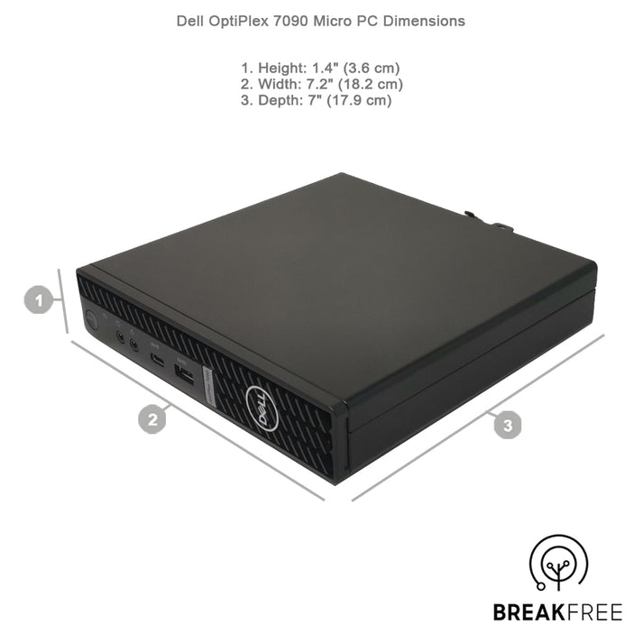 Dell OptiPlex 7090 Micro Desktop PC i5 i7 WiFi Bluetooth – Breakfree ...