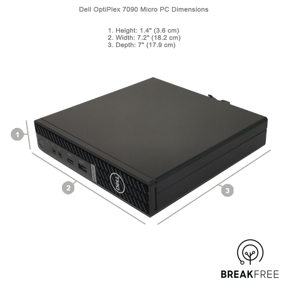 Dell OptiPlex 7090 Micro Desktop PC i5 i7 WiFi Bluetooth – Breakfree ...